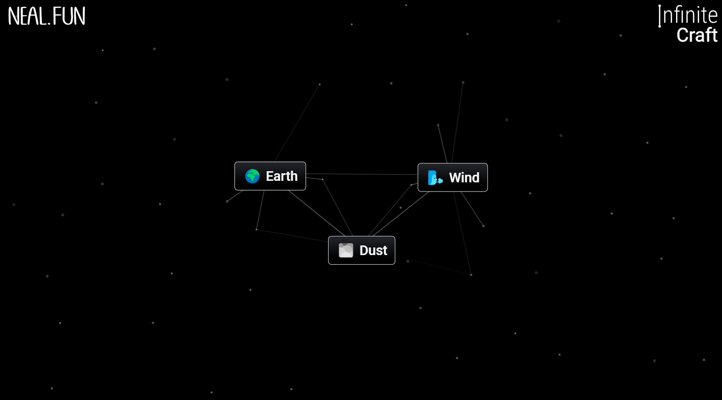How to Make Dust in Infinite Craft? - UK Gaming Blog