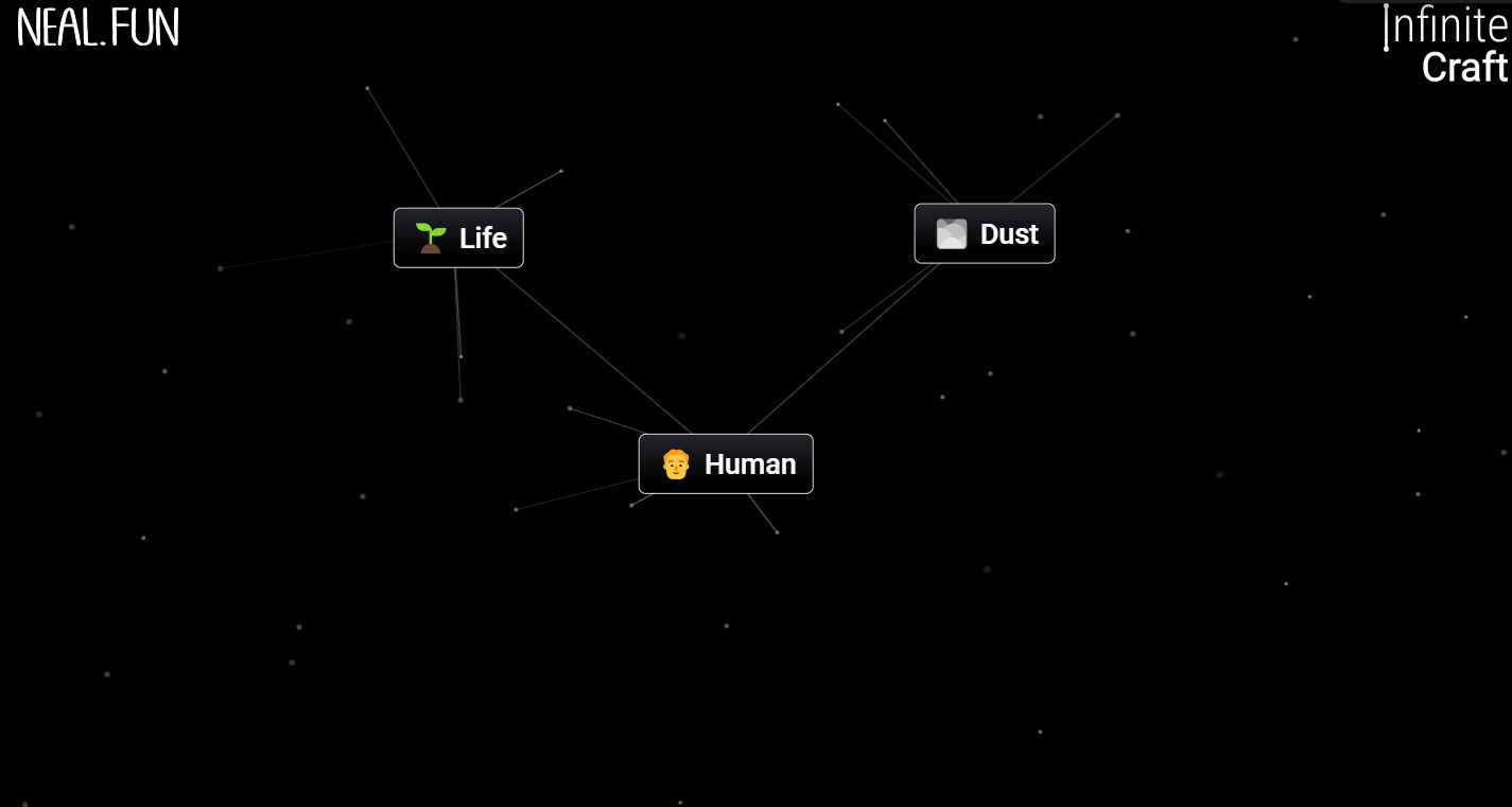 How to Make Human in Infinite Craft?