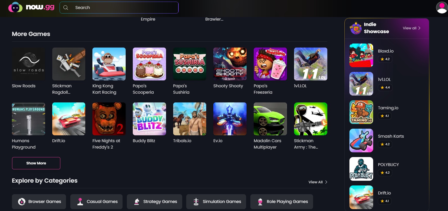 Now.gg - Best Platform to Play Games for Free | Top 15 Games