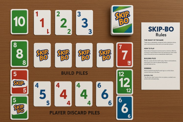 Skip Bo Card Game: Rules, Gameplay and Strategies